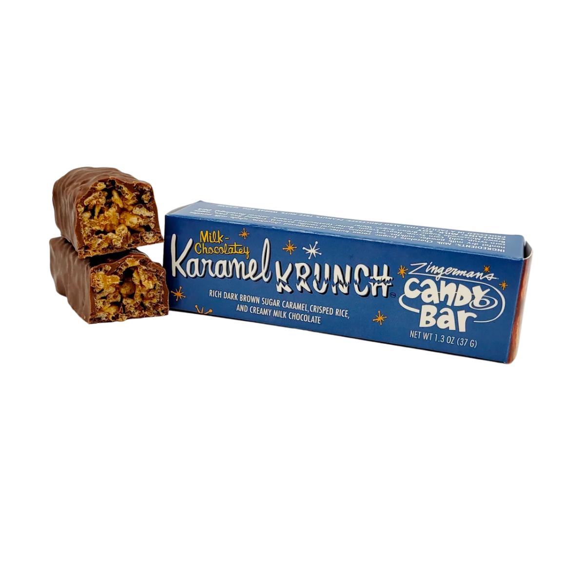 Milk Chocolatey Karamel Krunch Candy Bar – Two Fish