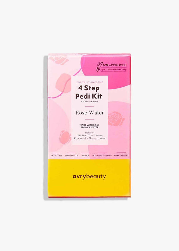 Rose Water 4 Step Pedi Kit – Two Fish